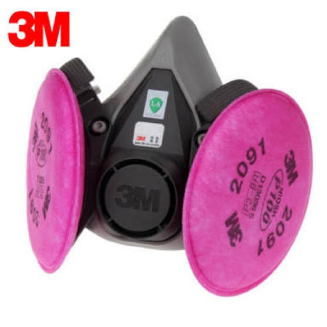 Jual PROMO !! Masker 6200 Respirator + Particulate filter 2091 P100 ...