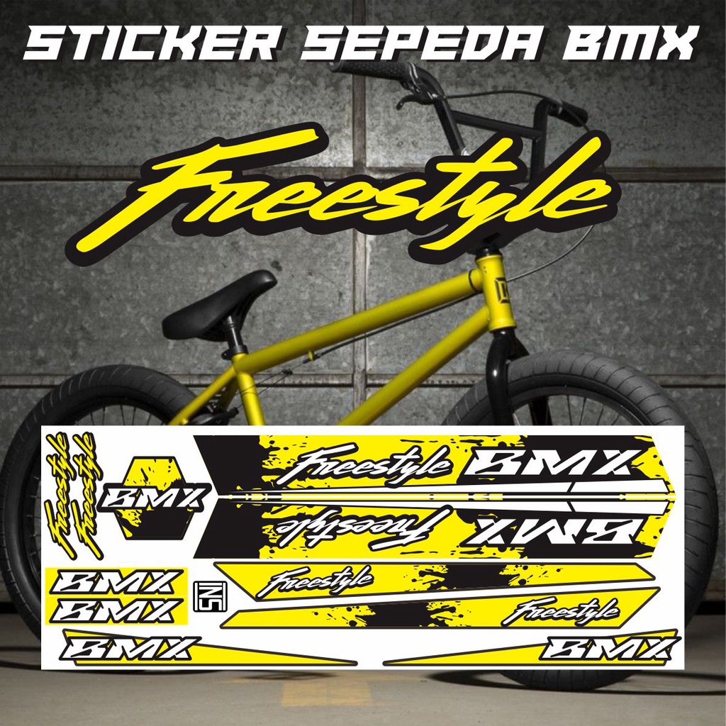 Jual COD-MOTIF LIS VARIASI STICKER SEPEDA BMX VARIASI / VARIASI DECAL ...