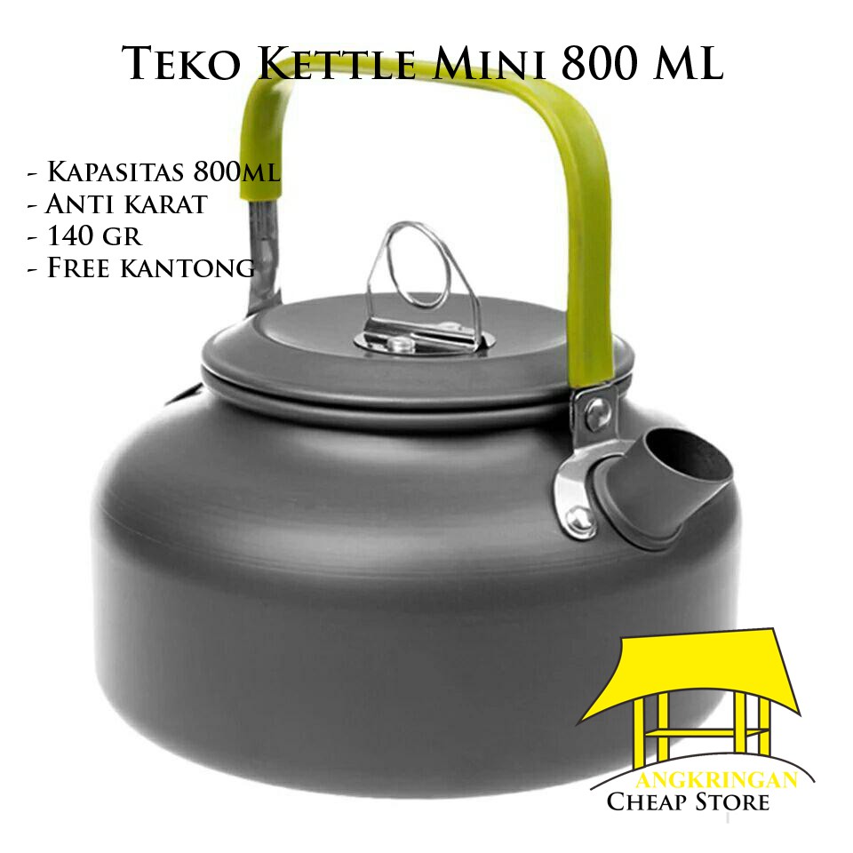Jual Teko Kettle Ketel Ceret Mini Camping Hiking Mendaki Dhaulagiri DS ...