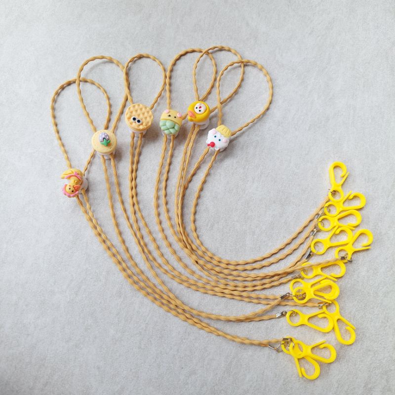 Jual Tali masker 2 fungsi Curly/ Tali Gembul coco/Stap masker 2 in 1 ...