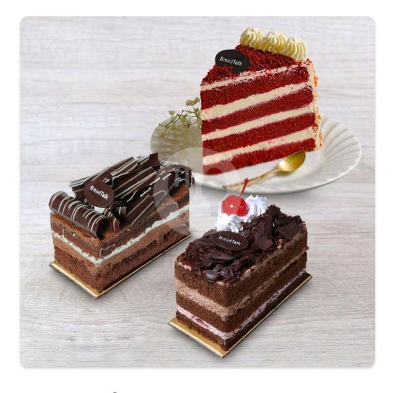 Jual MAKO SLICE CAKE BLACKFOREST CHOCO RAIN RED VELVET CHANTILY ...