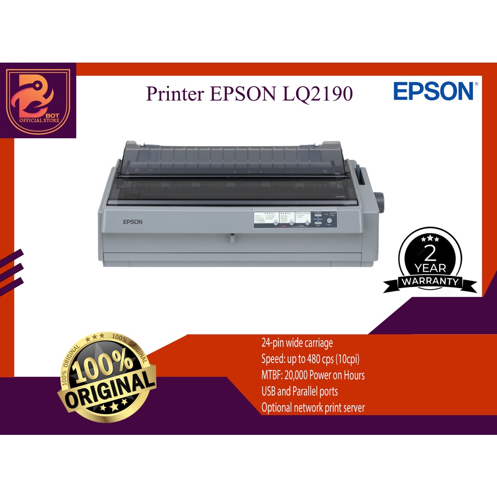 Jual Epson LQ-2190 Dot Matrix Printer | PRINTER EPSON | Shopee Indonesia