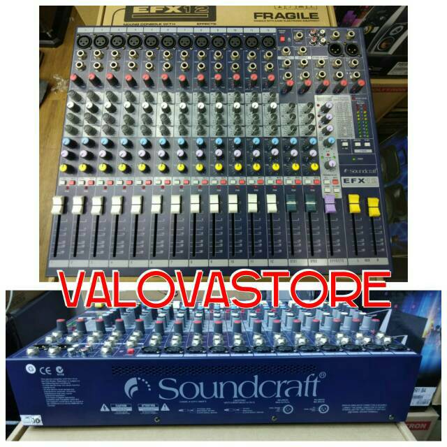 Jual Mixer Audio Soundcraft EFX 12 12 channel | Shopee Indonesia