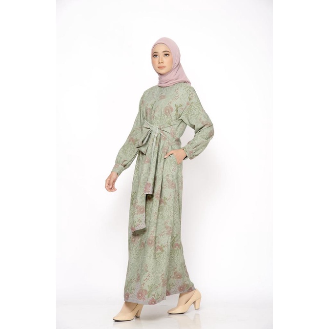 Jual ZM Zaskia Mecca - Chaty Sage Dress - Jelita Indonesia Edisi Likupang | Shopee Indonesia