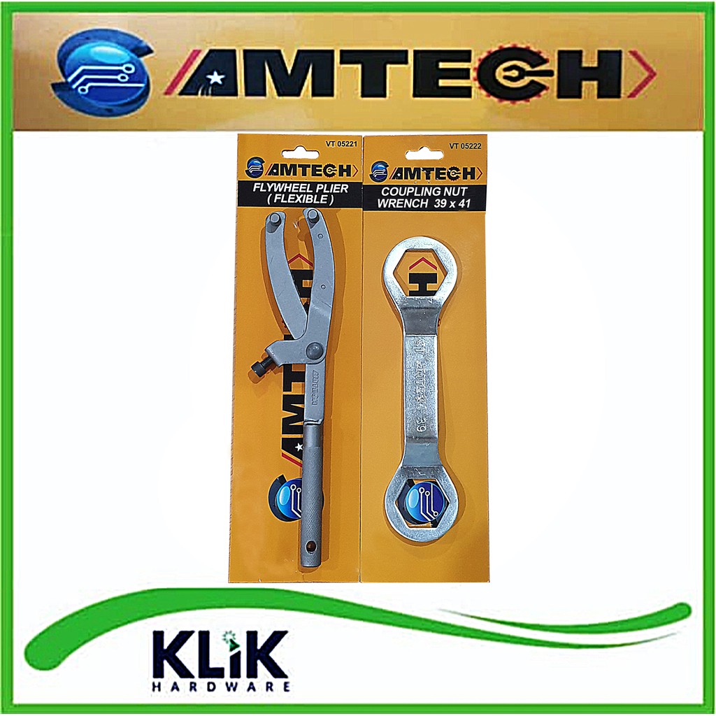 Jual AMTECH Paket Kunci Treker CVT Matic + Kunci Tahanan Mur Kopling 39 x 41 mm | Shopee Indonesia