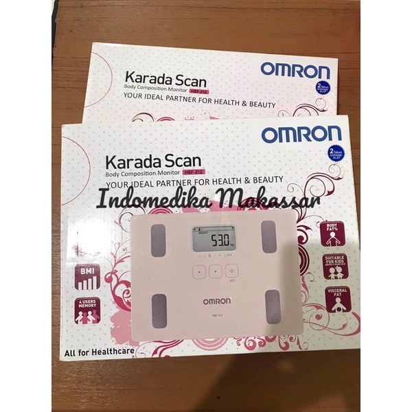 Jual Timbangan badan Karada Scan HBF-212 Omron | Shopee Indonesia