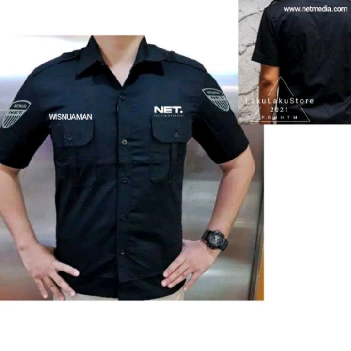 Jual Kemeja net tv baju net TV pdh net TV Pdl net TV baju kerja net ...