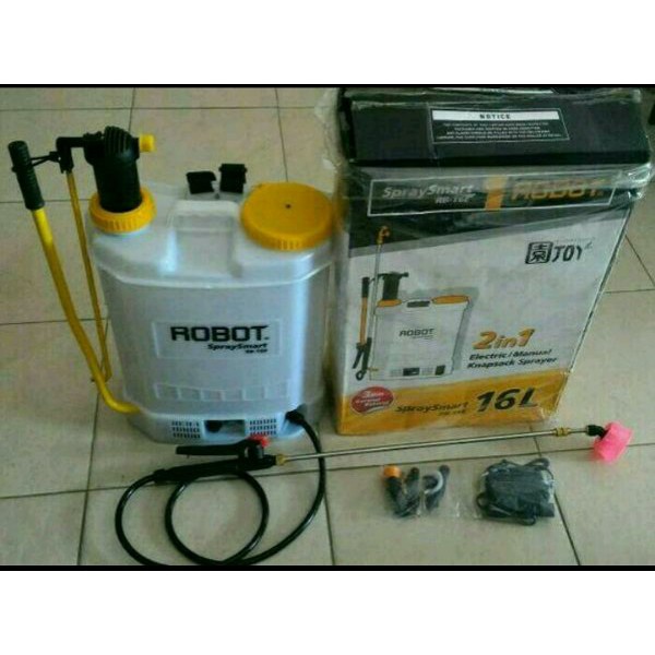 Jual Sprayer Hama Tanaman ROBOT RB-16E SpraySmart Semprotan Spray ...