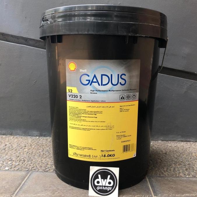 Jual Shell Gadus S2 V220 2 Grease - Kemasan Pail 18Kg Gemuk Original ...