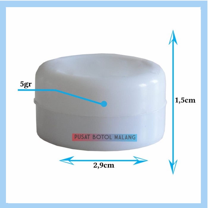 Jual Pot Cream 5Gr Putih/Putih | Shopee Indonesia