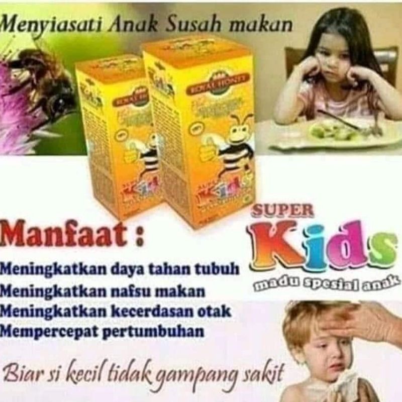 Jual ROYAL HONEY KIDS ENVELLA, madu kids NASA original | Shopee Indonesia