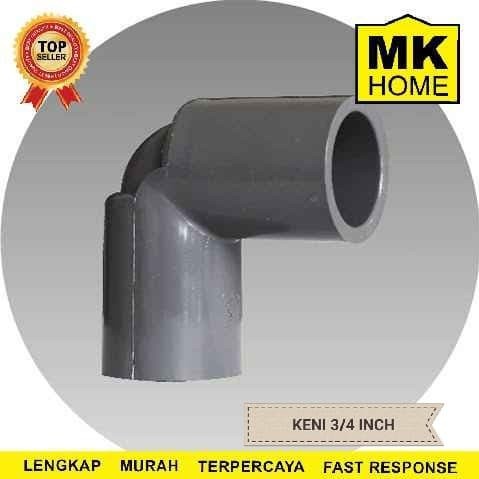 Jual SAMBUNGAN KENI 3/4 INCH RUCIKA AW / ELBOW KNEE 3/4 INCH PVC ...