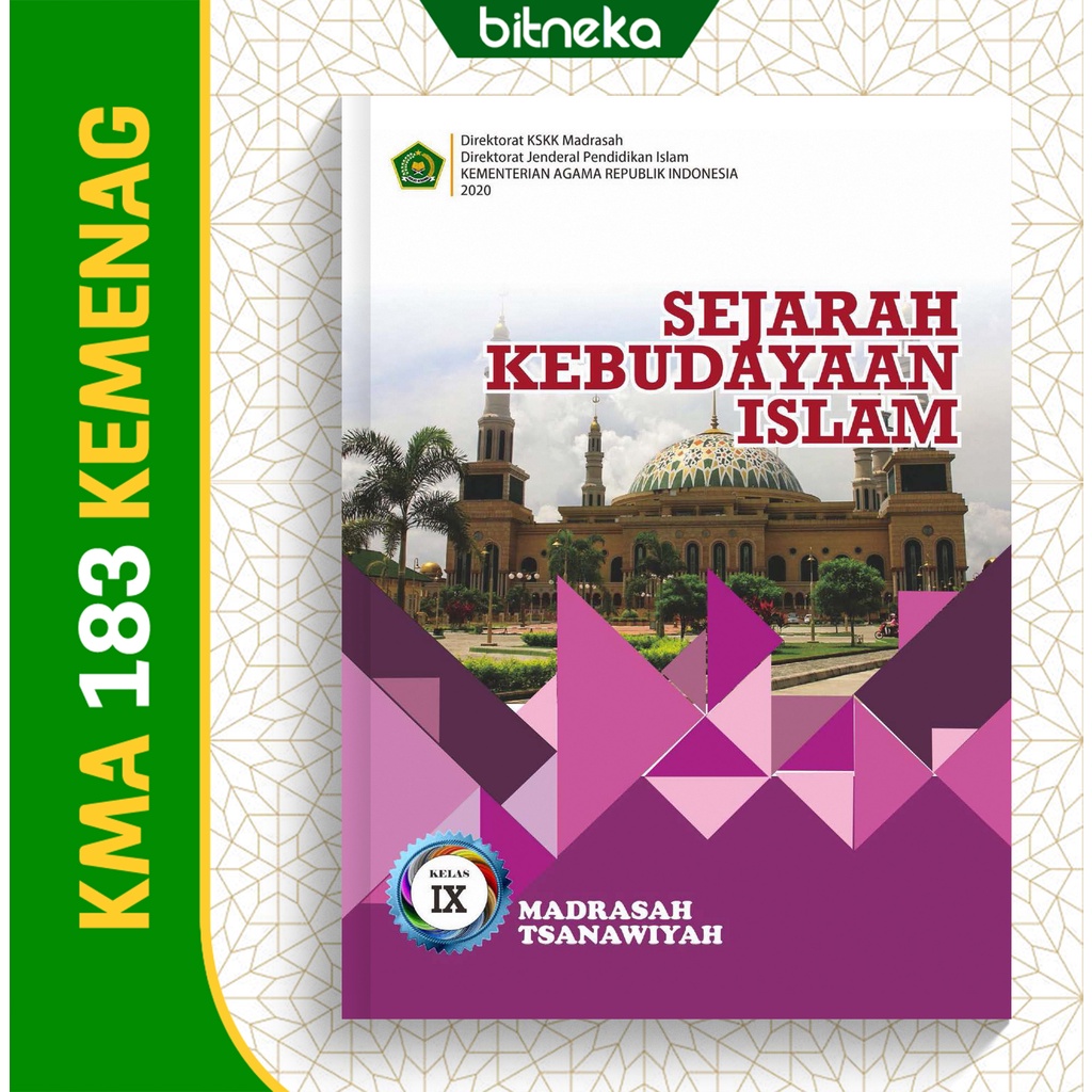 Jual Buku Siswa Sejarah Kebudayaan Islam SKI Kelas 9 MTs KEMENAG KMA 183 | Shopee Indonesia