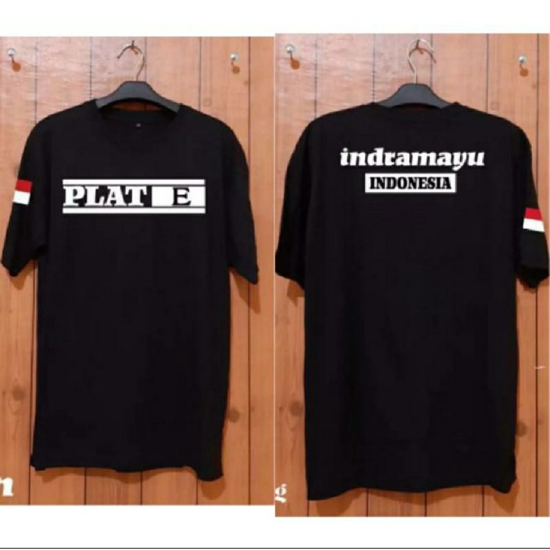 Jual KAOS PLAT E INDRAMAYU INDONESIA // KAOS PLAT INDONESIA | Shopee Indonesia