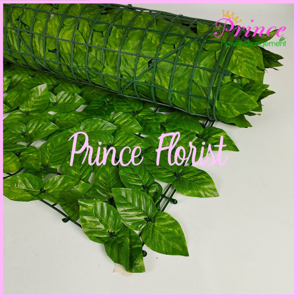 Jual Rumput Jaring Daun 1 x 2 meter 1 gulung dekorasi rambat dinding ...