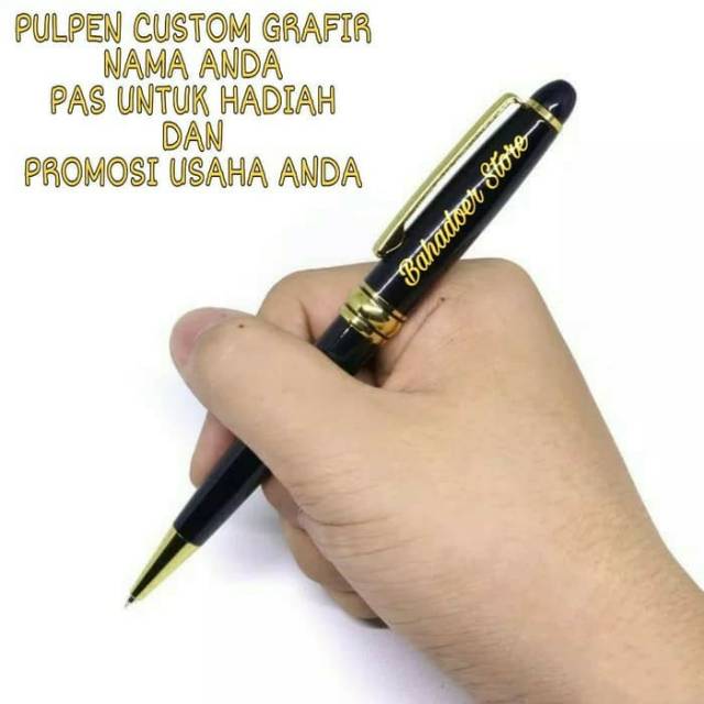 Jual PULPEN GRAFIR CUSTOM NAMA PREMIUM PEN FREE BOX PEN GRAFIR BY ...