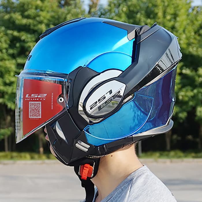 Jual Asesoris Helm LS2 FF399 Valiant Single Mono Gloss Chrome | Shopee ...