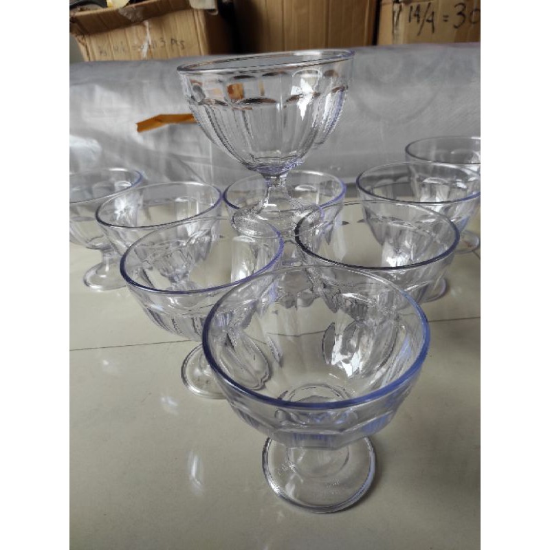 Jual gelas melamin / gelas es teler satuan | Shopee Indonesia