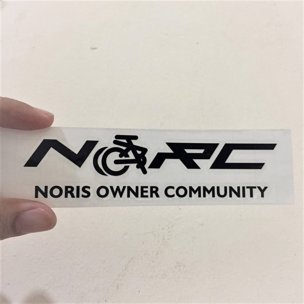 Jual Cutting sticker stiker sepeda lipat noris owner community NORC ...
