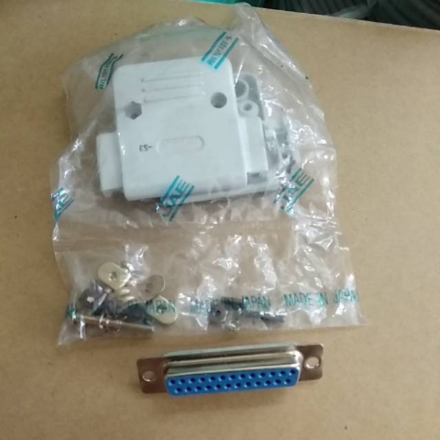 Jual Connector Jack DB 25 Fimale solder + Cover Japan | Shopee Indonesia