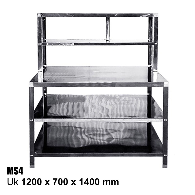 Jual Meja Rak Stainless Steel MrDapur MS 4 [ Bakery / Restoran ...