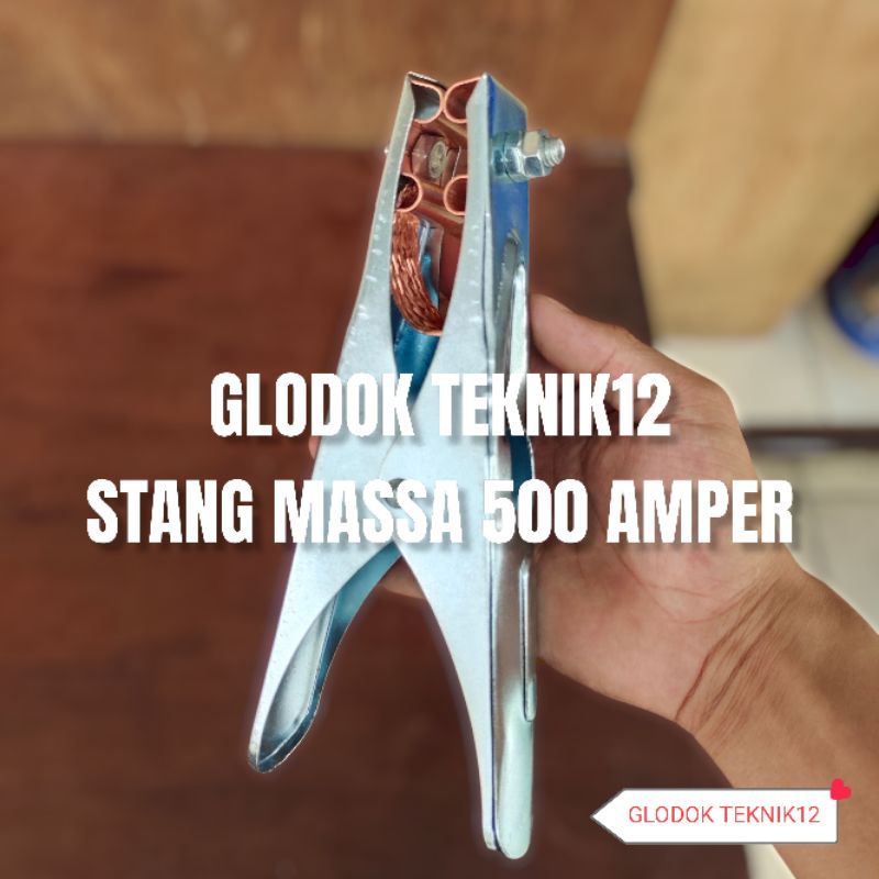 Jual STANG MASSA 500AMPER / STANG LAS 500A / PENJEPIT LAS 500A | Shopee ...