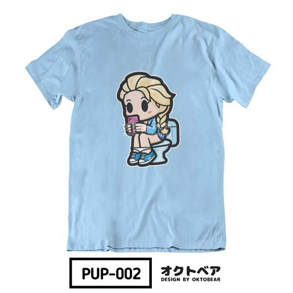 Jual [PRE-ORDER] Kaos Lucu Poopy Princess Elsa | Shopee Indonesia
