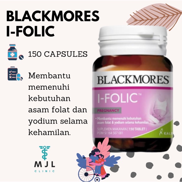 Jual Blackmores I-Folic ISI 60 Tablet | Shopee Indonesia