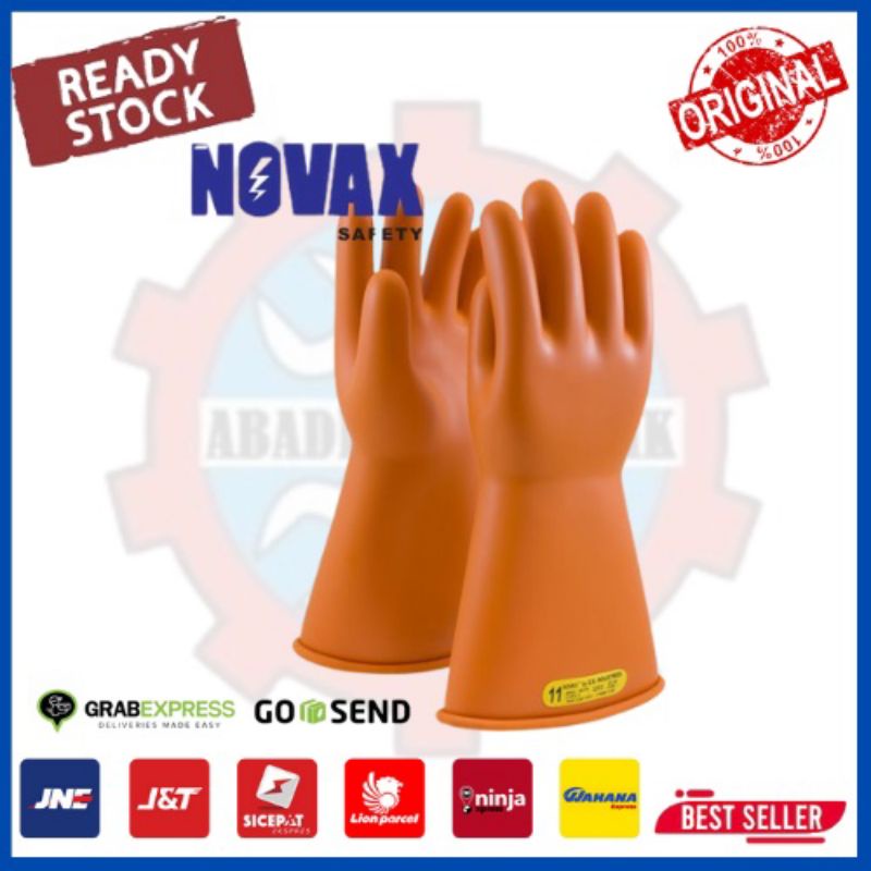 Jual Sarung Tangan Listrik Novax Class 2 - 20.000 Volt / Electrical Glove Class 20 KV | Shopee ...