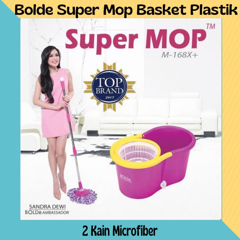 Jual Super Mop BOLDe M-168x+ ORIGINAL alat pengepel otomatis basket ...