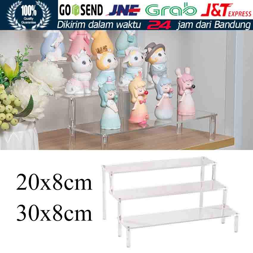 Jual Rak Papan Akrilik 3 Susun Tinggi Display Pajangan Untuk Action ...