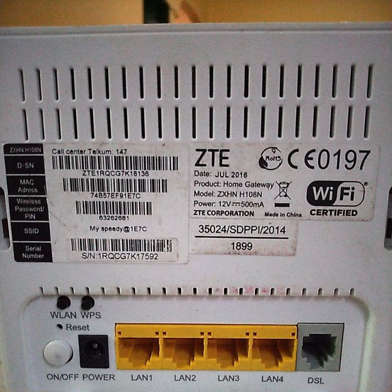 Jual ZTE model ZXHN H108N | Shopee Indonesia