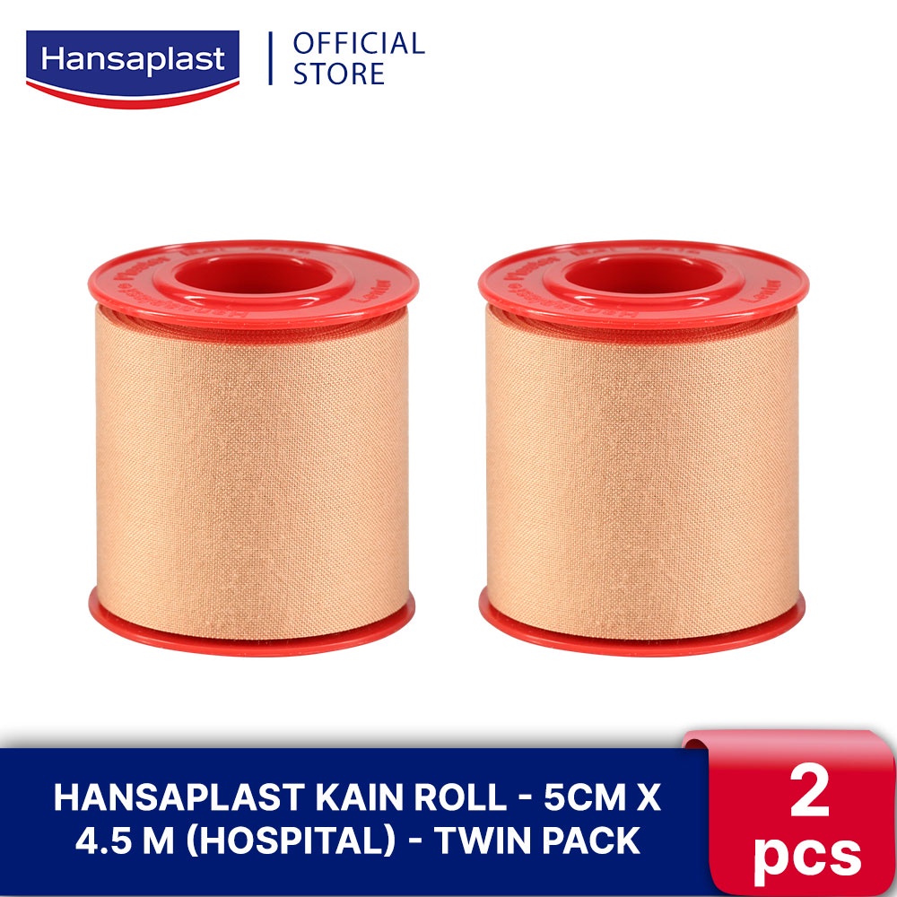 Jual HANSAPLAST Perban Luka Roll Kain 5cm x 4.5m P3K Perban Rol Besar ...