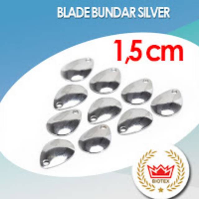 Jual Blade Soft Frog BIOTEX Silver ukuran 1,5 cm Stainless Steel ...