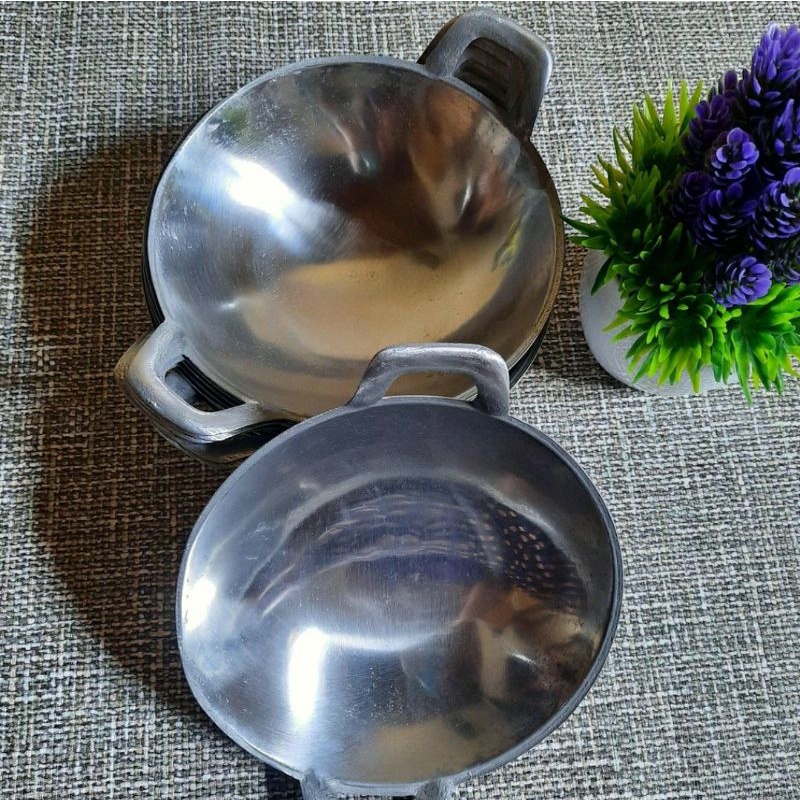 Jual Wajan Kuali Mini Wajan Serabi Cucur Kue Ape Apem Serbaguna 18cm ...