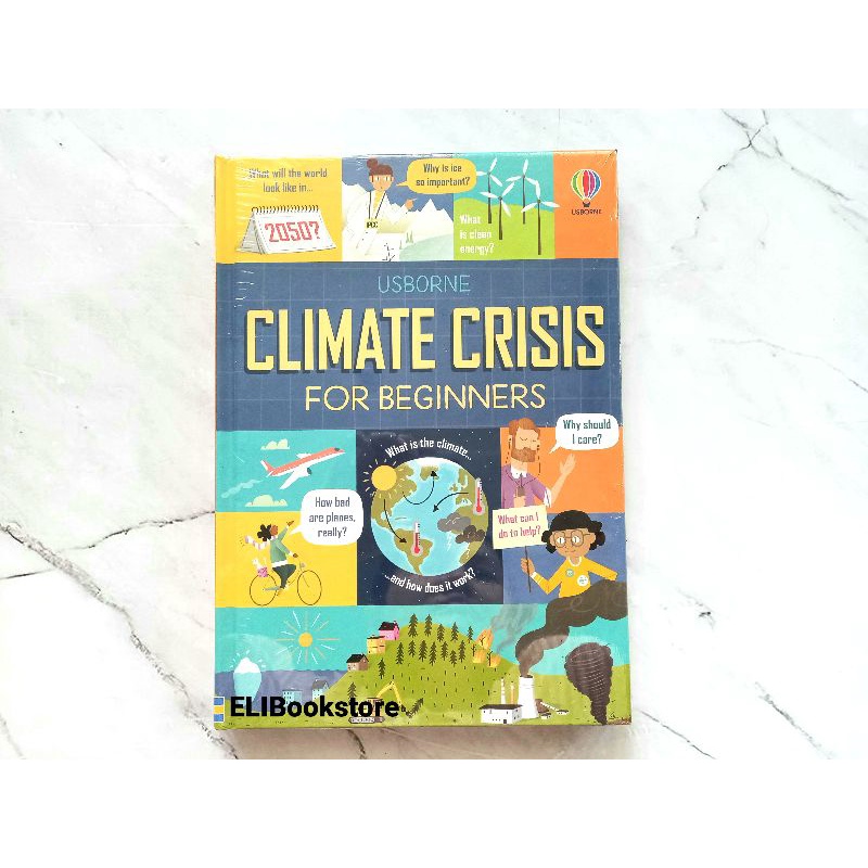 Jual Usborne Original Climate Crisis for Beginners | Shopee Indonesia