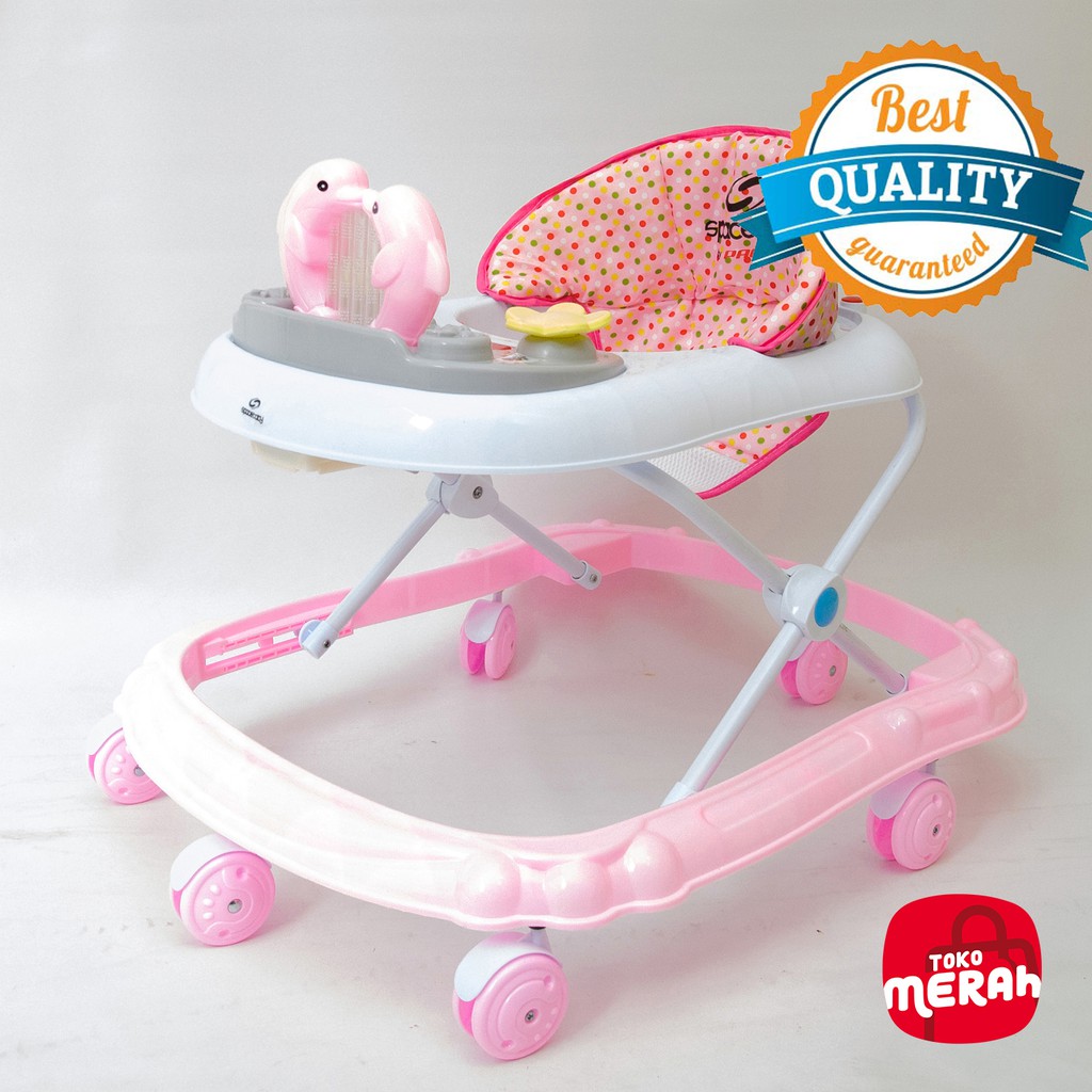Jual Baby Walker Spacebaby Roda Dorongan Apolo Bayi Belajar Jalan Bayi ...