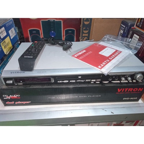 Jual MZ143 - DVD PLAYER VITRON 903 R 903R CD VCD MP3 MPEG4 MP4 GARANSI ...