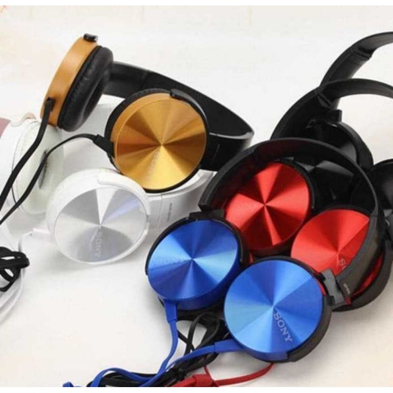Jual Headphone Handsfree Bando Sony PureBass | Shopee Indonesia