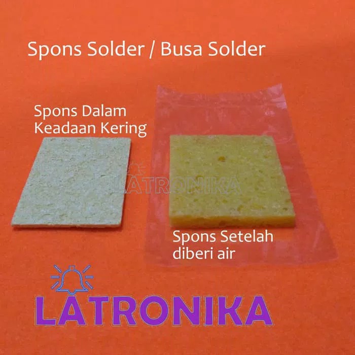 Jual Spons Solder Persegi Busa Solder Pembersih Mata Solder | Shopee ...