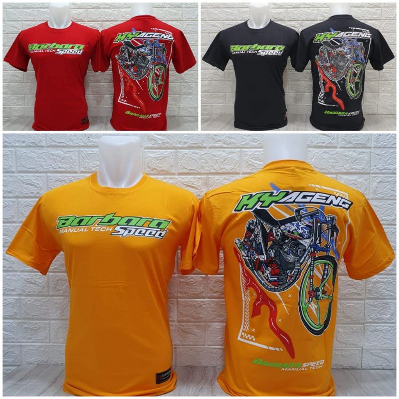 Jual Kaos Barbara Racing Speed kaos motor | Shopee Indonesia