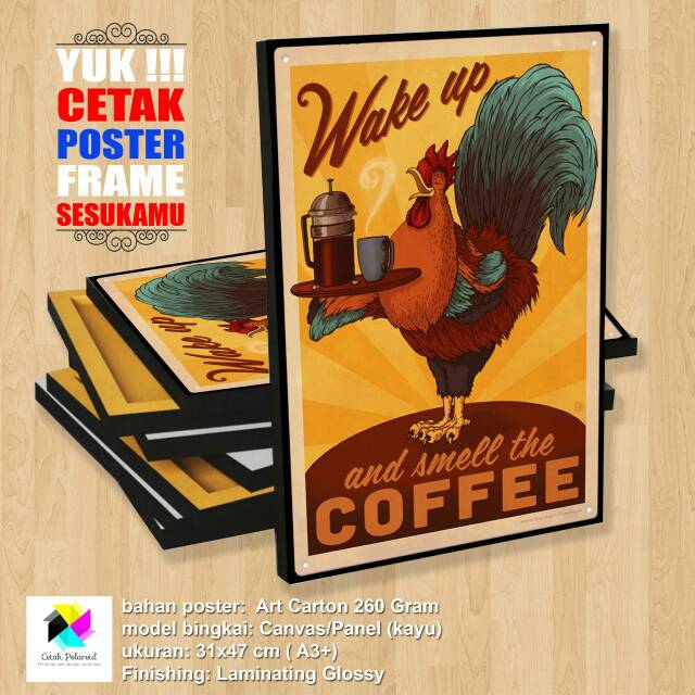 Jual POSTER FRAME, POSTER BINGKAI, POSTER VECTOR A3+ | Shopee Indonesia