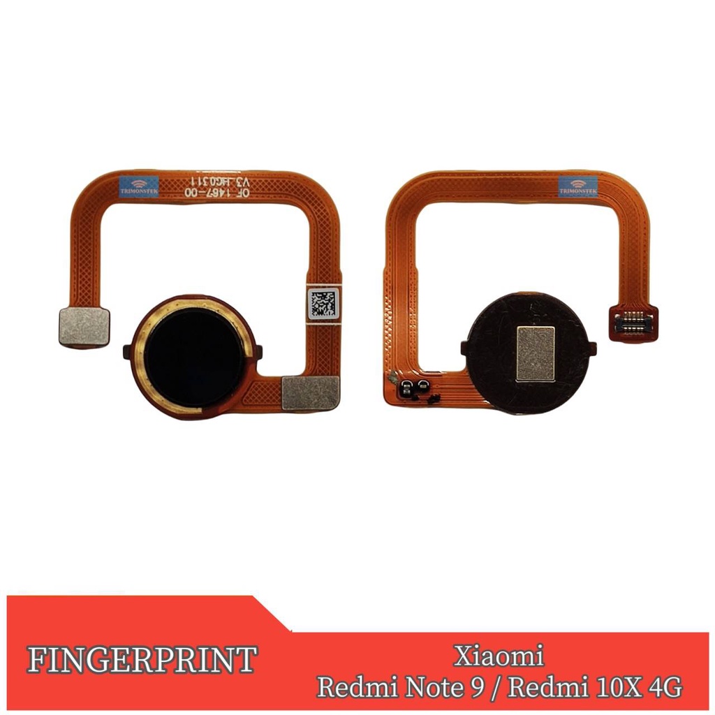 Jual Flexible Fingerprint Xiaomi Redmi Note 9 / Redmi 10X 4G Original ...