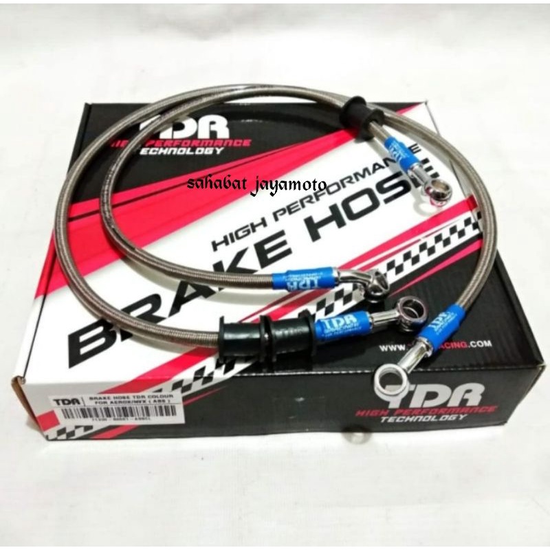 Jual Selang Rem Depan TDR Karbon Aerox155 ABS | Shopee Indonesia