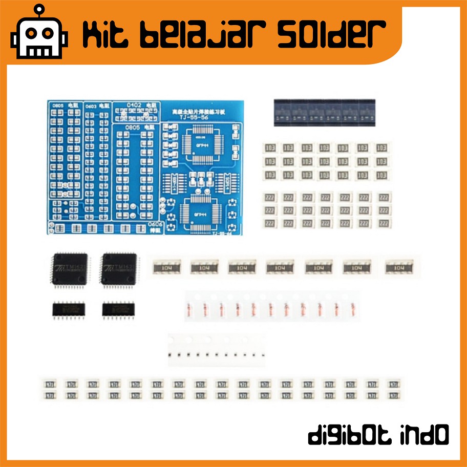 Jual Kit Belajar Solder SMD Besar - SMD Solder Practice Big | Shopee ...