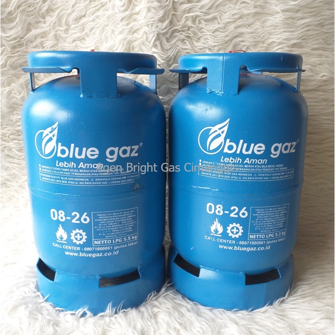 Jual TABUNG BLUEGAS 5,5 KG PLUS ISI | Shopee Indonesia