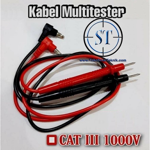 Jual Kabel Multitester Test Lead Probes Avometer Multimeter Jack Tester ...