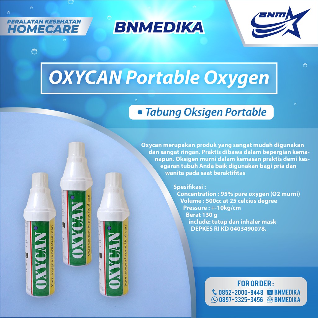 Jual OXYCAN OXYGEN OKSIGEN PORTABLE MURAH DAN ORIGINAL | Shopee Indonesia
