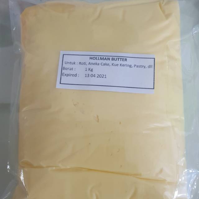 Jual HOLLMAN BUTTER Kemasan Repack 1 Kg - MURAH !! | Shopee Indonesia