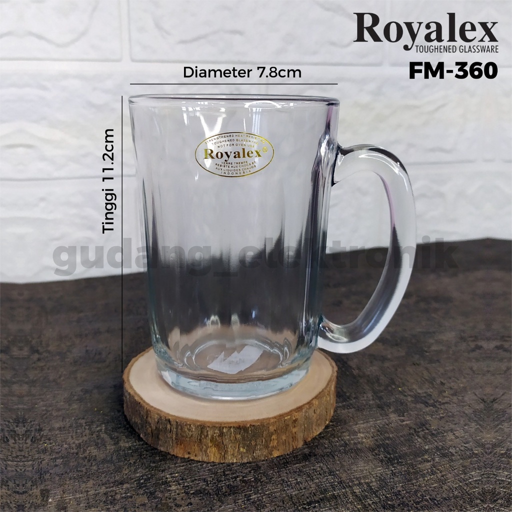 Jual [6 PCS] GELAS GAGANG ROYALEX TEMPERED TIDAK MUDAH PECAH KEDAUNG ES TEH CENDOL SUSU PADANG ...
